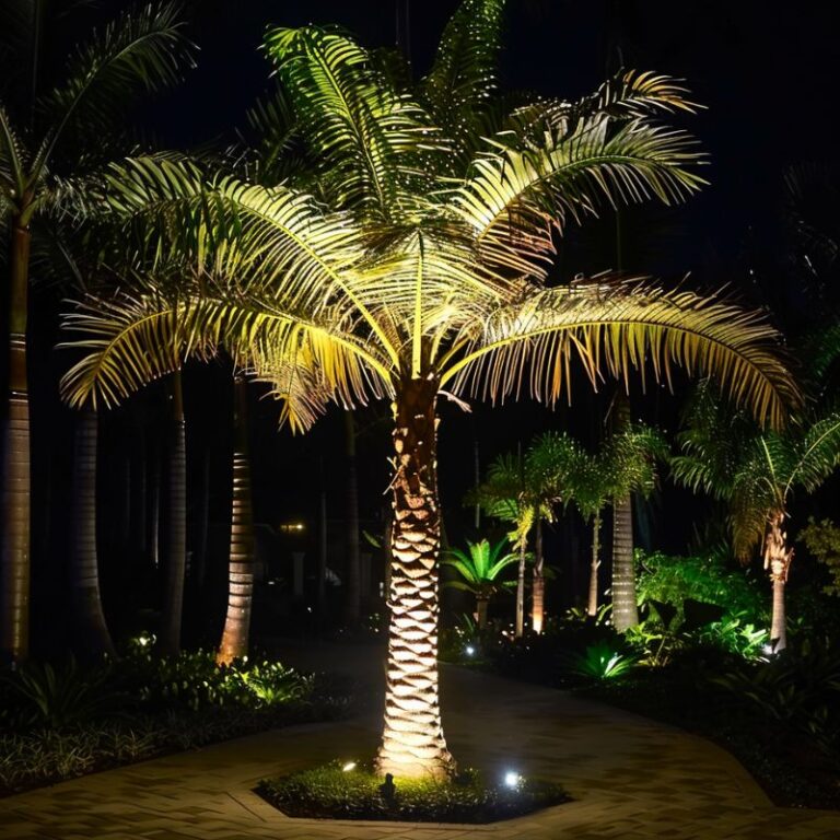 Palm Tree Lighting Ideas for Resorts, Hotels and Landscapes